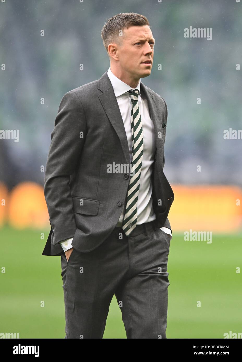 Glasgow, UK. 24th May, 2025. Callum McGregor of Celtic during the ...