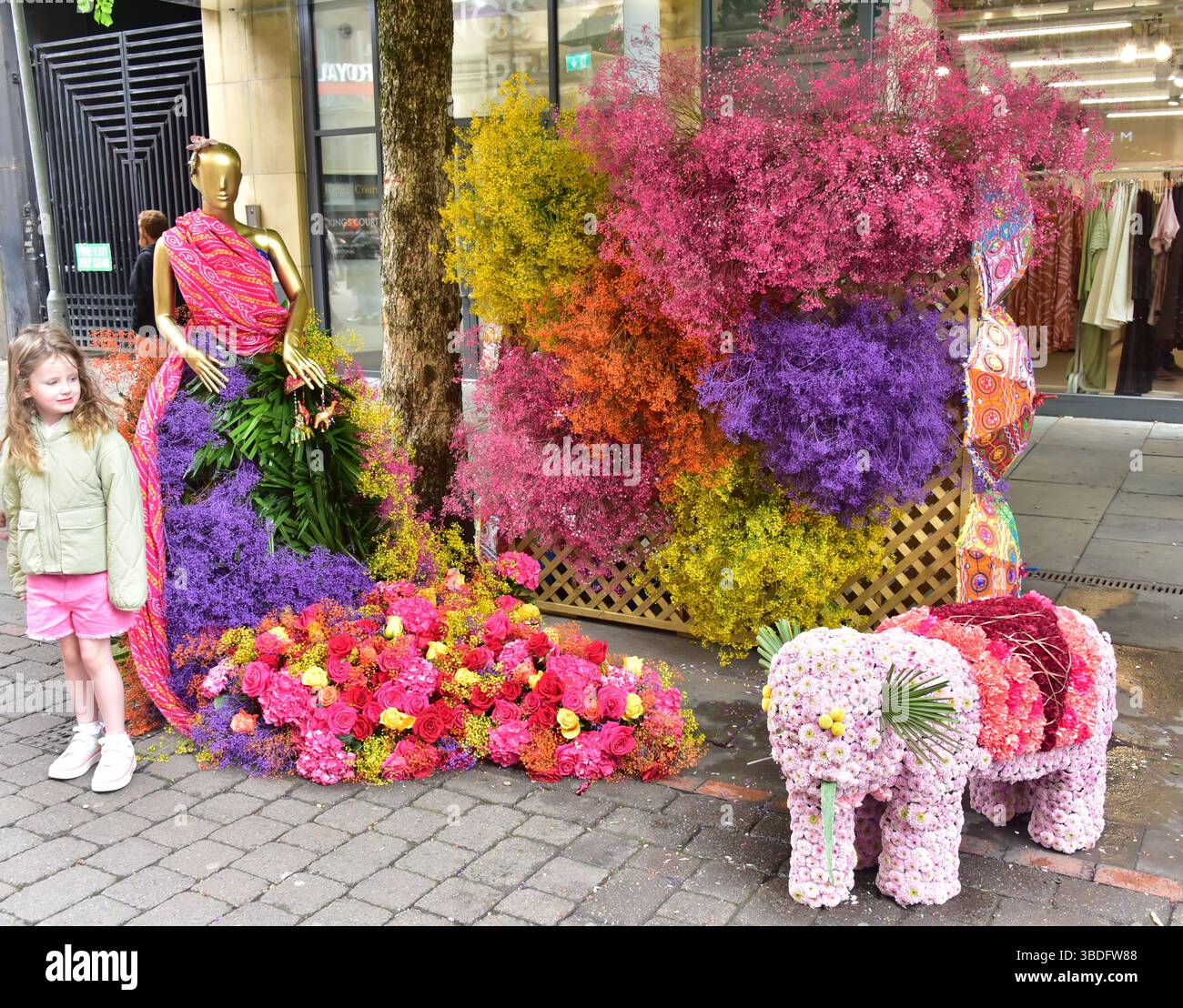 Manchester, UK, 24th May, 2025. The Manchester Flower Festival, from ...
