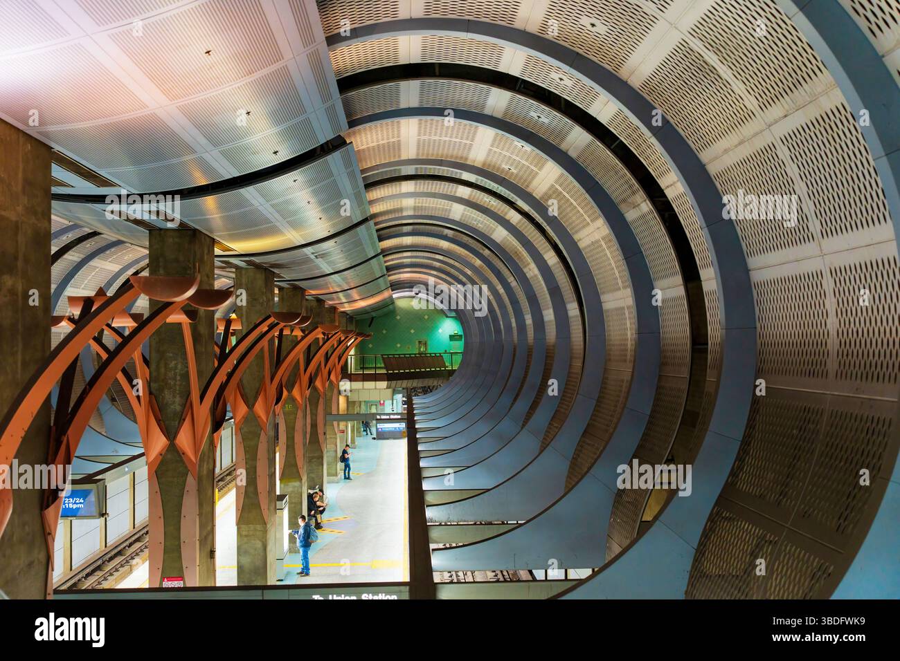 Los Angeles, California - December 23, 2024: Interior view of the ...