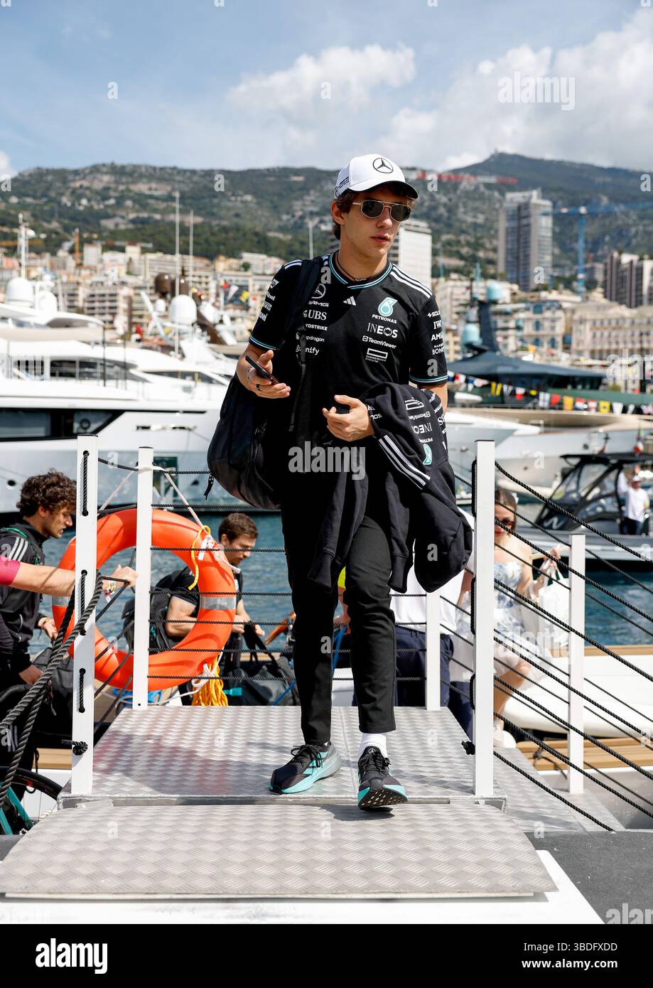 Monte-Carlo, Monaco. 24th May, 2025. #12 Andrea Kimi Antonelli (ITA ...