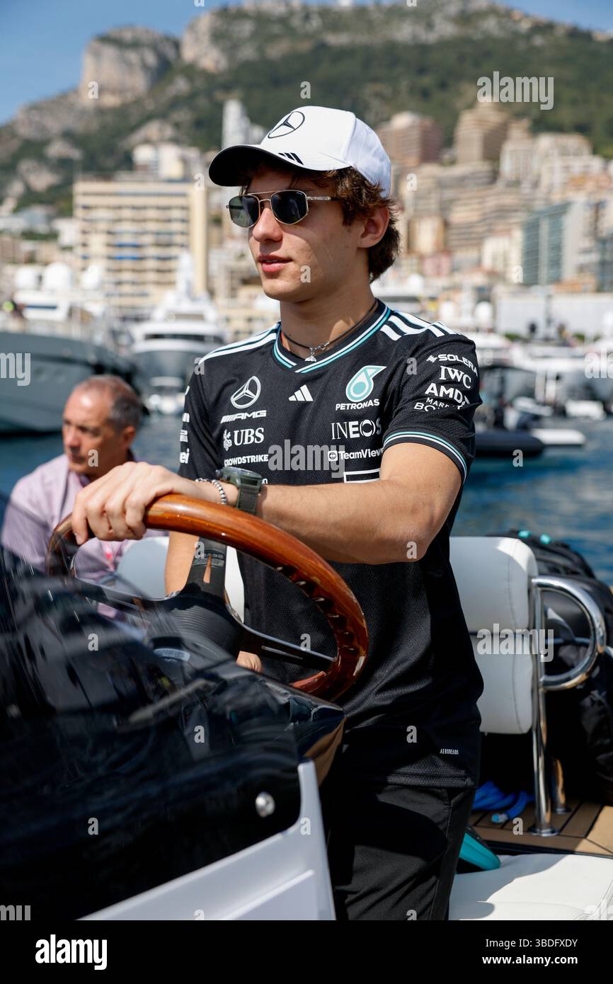 Monte-Carlo, Monaco. 24th May, 2025. #12 Andrea Kimi Antonelli (ITA ...