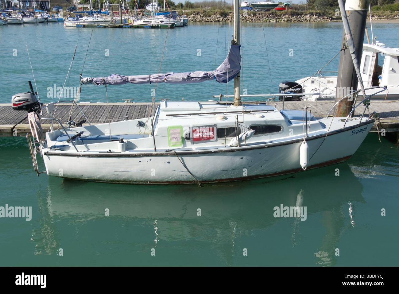 Impounded yacht hi-res stock photography and images - Alamy