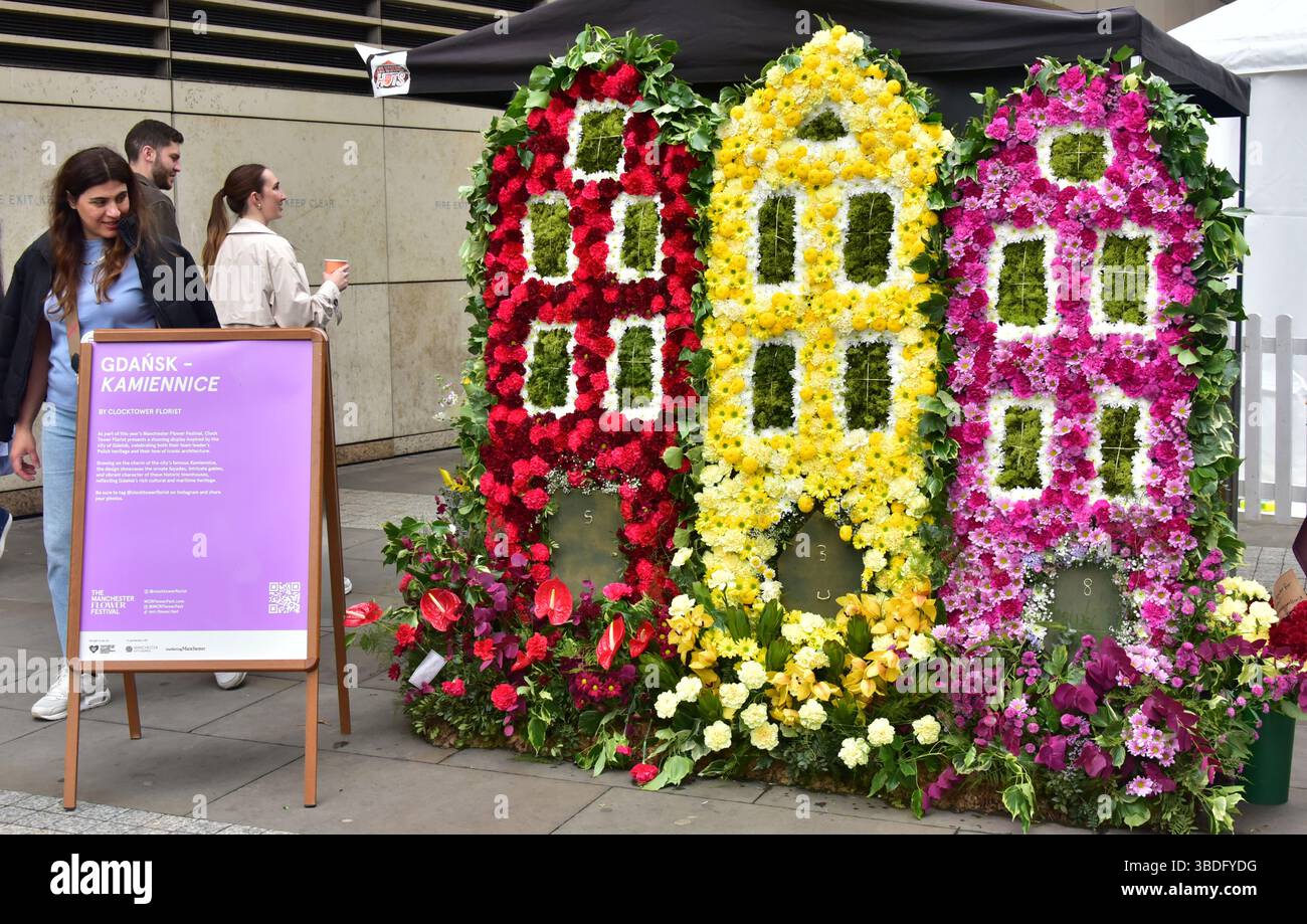 Manchester, UK, 24th May, 2025. The Manchester Flower Festival, from ...