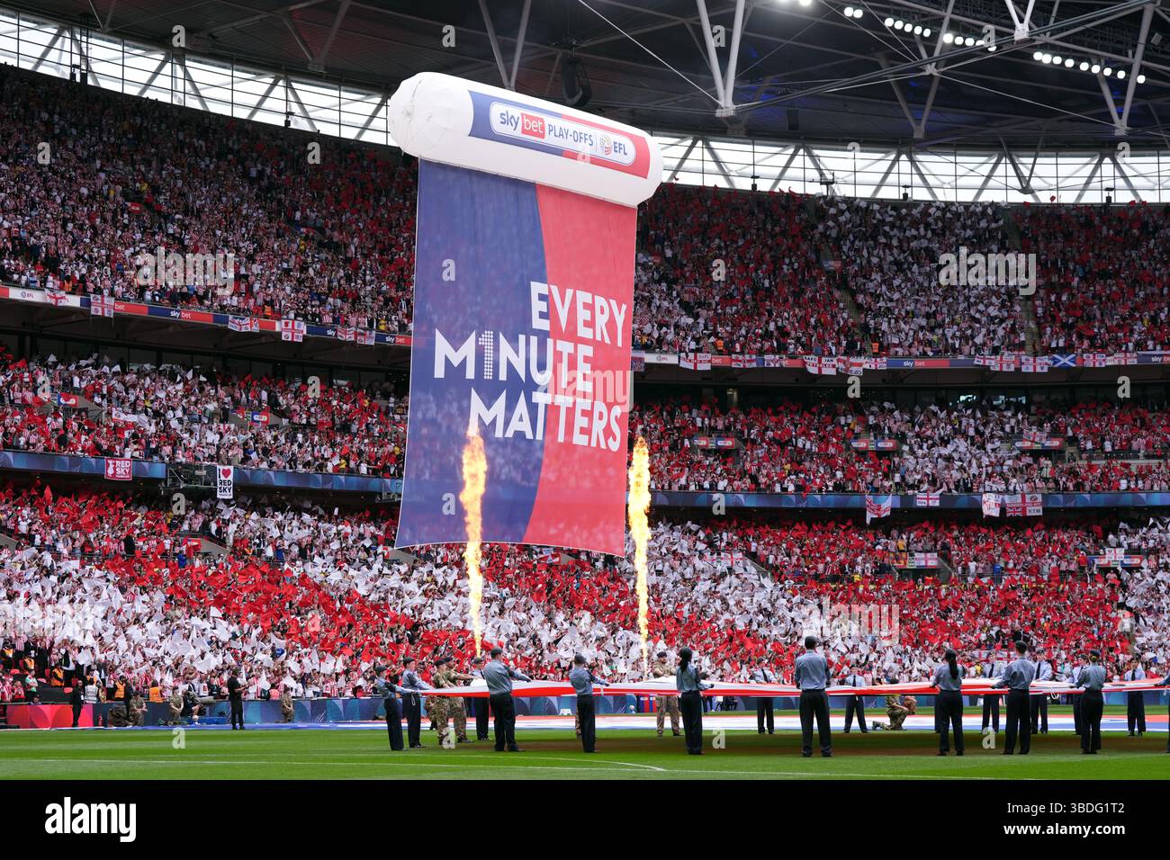 A banner for the Every Minute Matters campaign, which sees all three ...