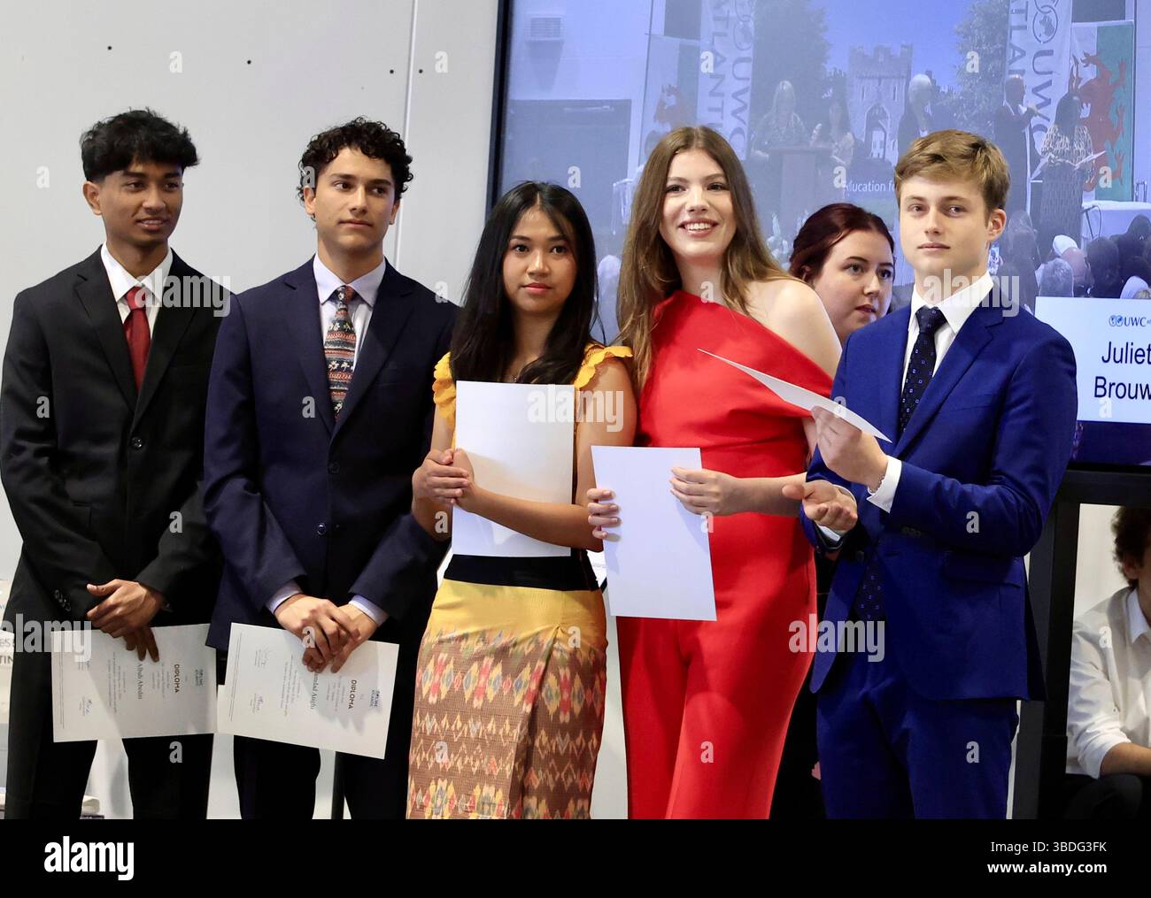 The Infanta Sofia at her graduation from UWC Atlantic College on May 24 ...