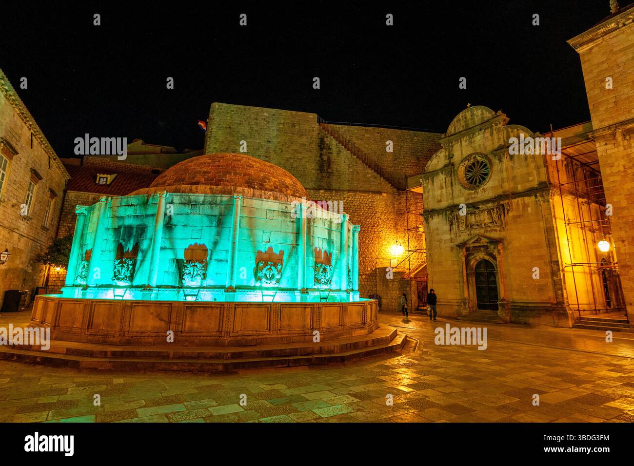 Large Onofrio fountain in Dubrovnik, Croatia by Italian architect ...