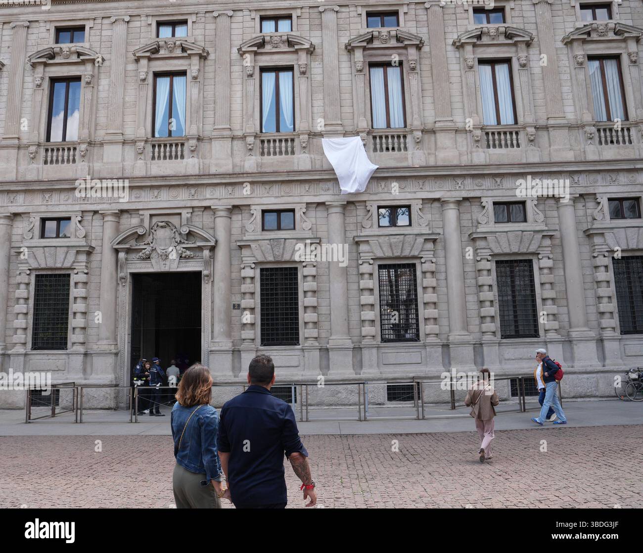 Milan, Italy. 24th May, 2025. Milan, Sudario per Gaza Initiative ...