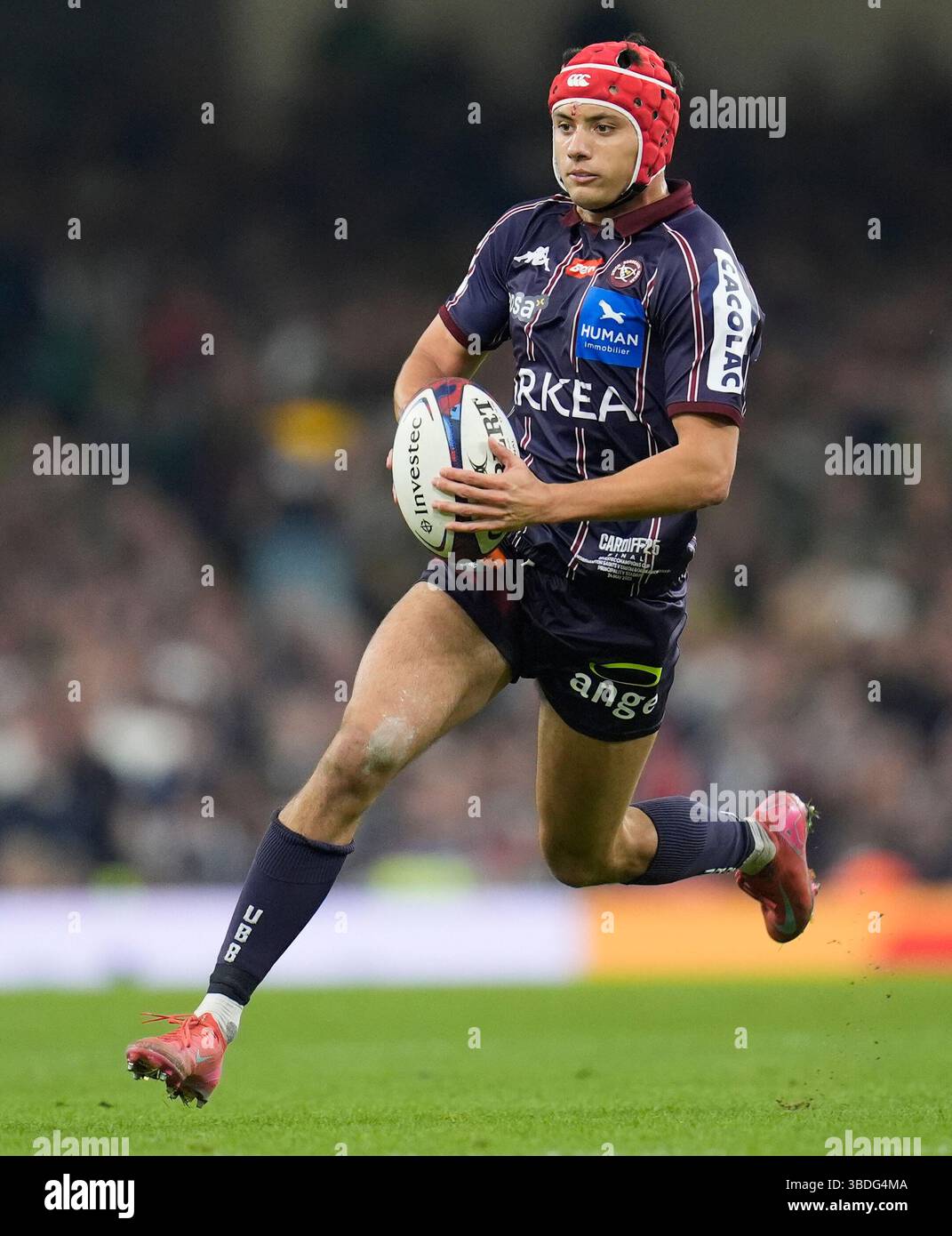 Union Bordeaux-Begles' Louis Bielle-Biarrey during the Investec ...