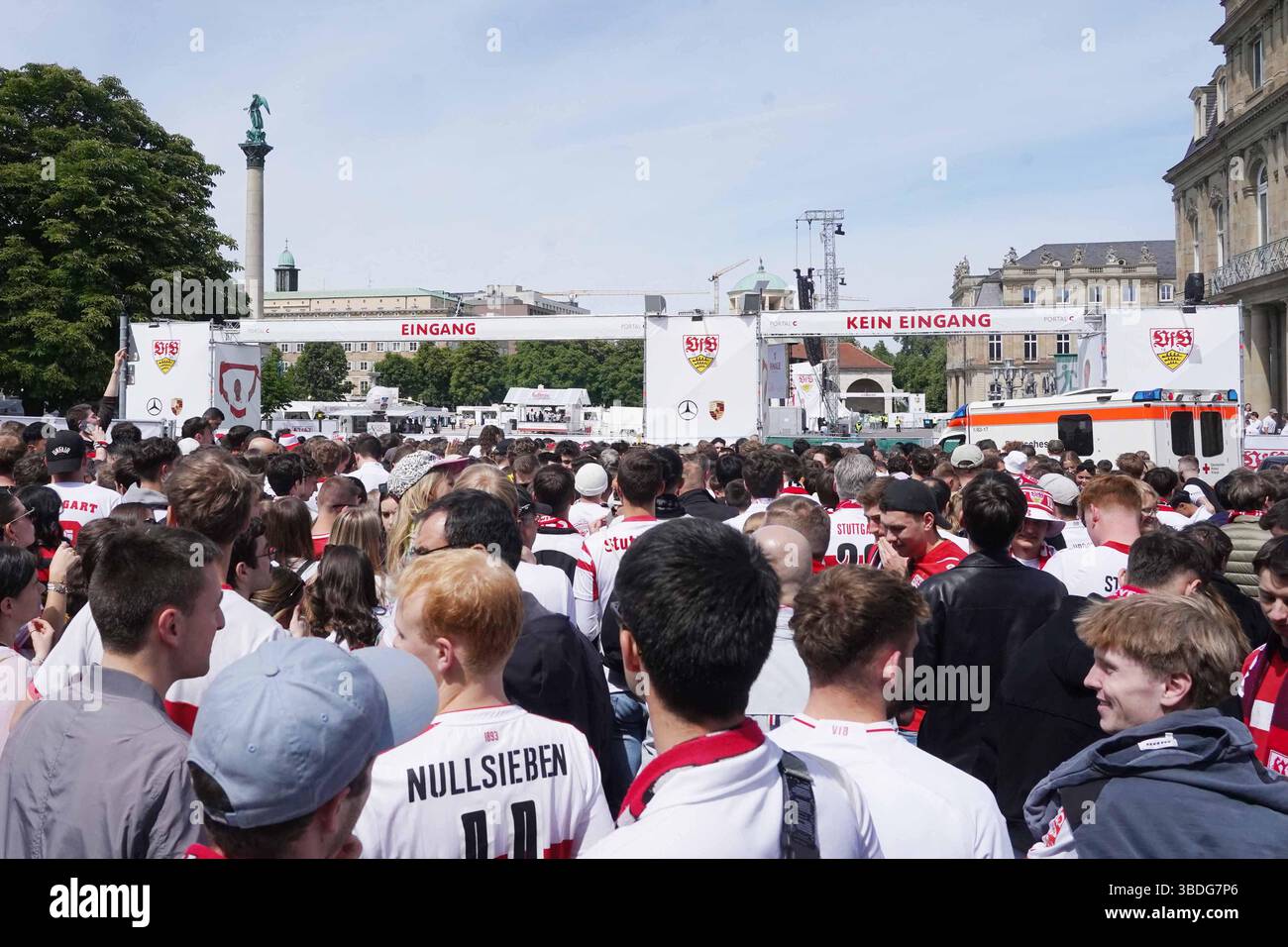 Stuttgart, Germany. 24th May, 2025. Soccer: DFB Cup, Arminia Bielefeld - VfB Stuttgart, final ...