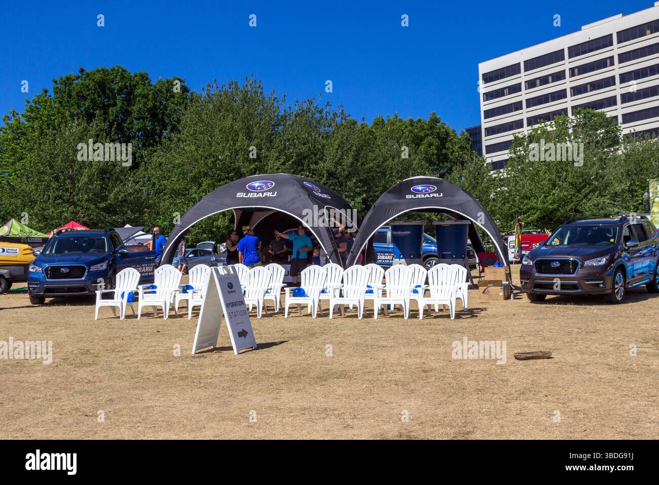 The Big Float, Portland, Oregon - July 14th 2018. Subaru hosts a ...