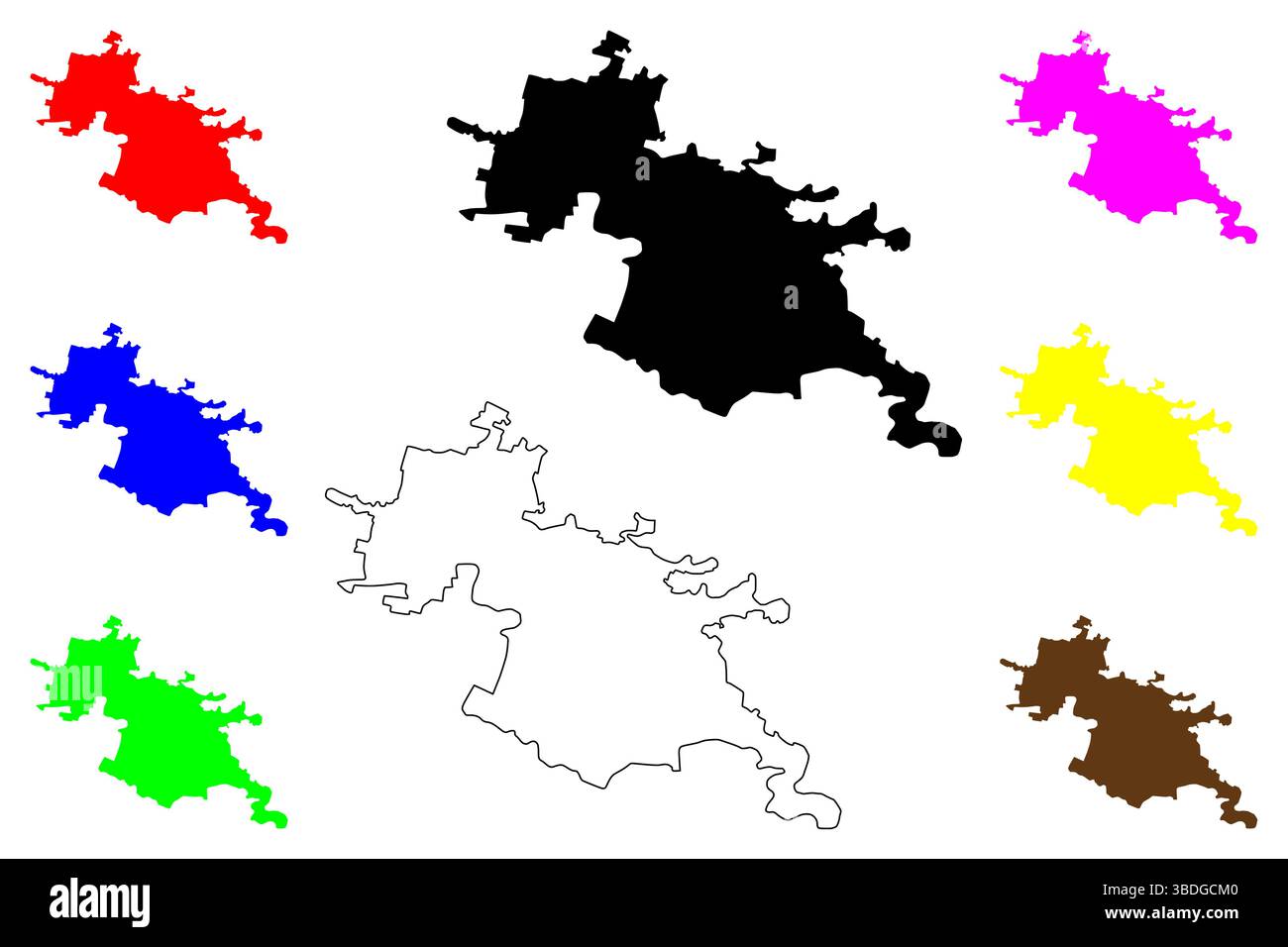 Map of bima Cut Out Stock Images & Pictures - Alamy