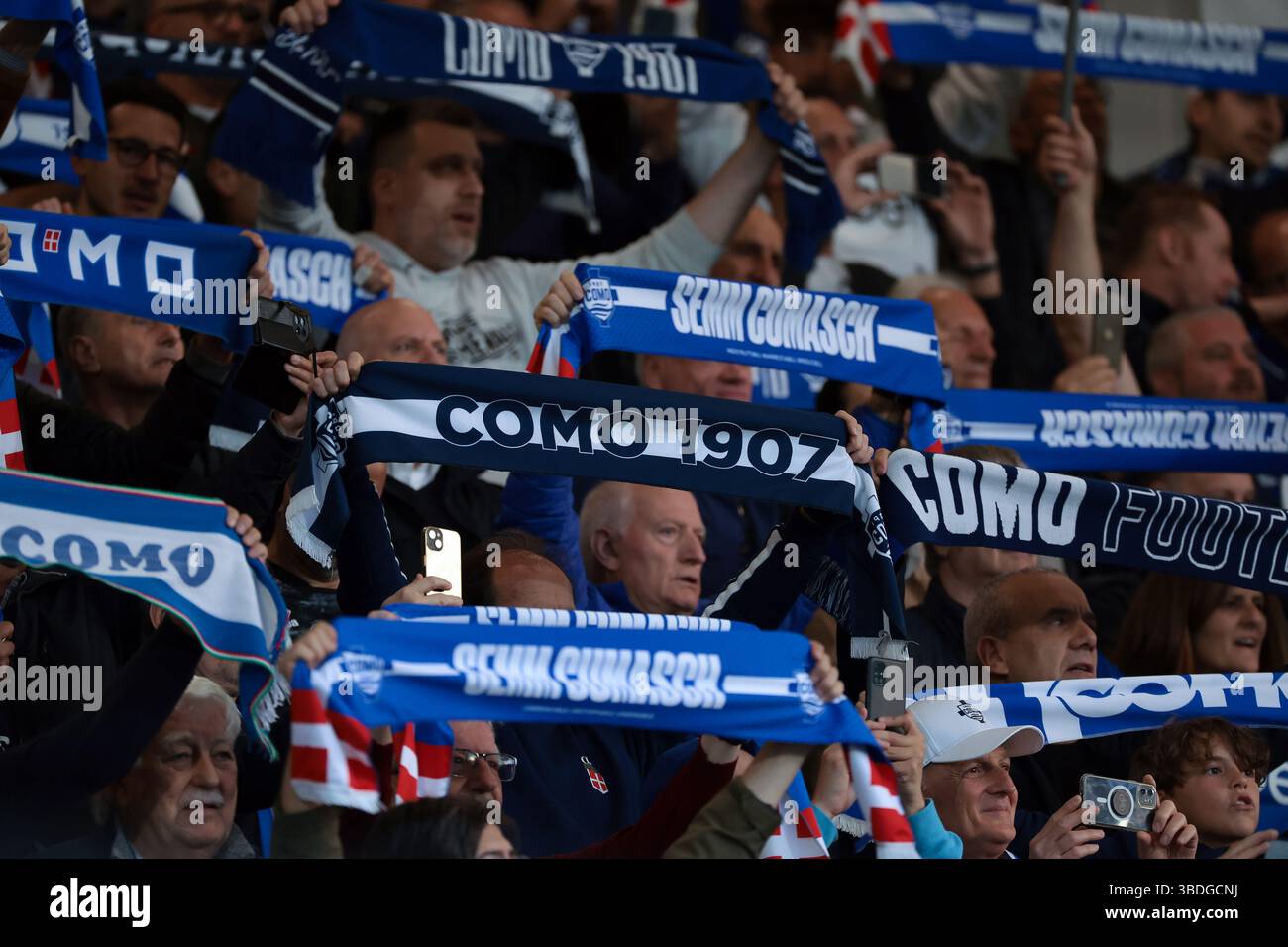 Como, Italy. 23rd May, 2025. Como 12907 fans during the Como 1907 vs ...