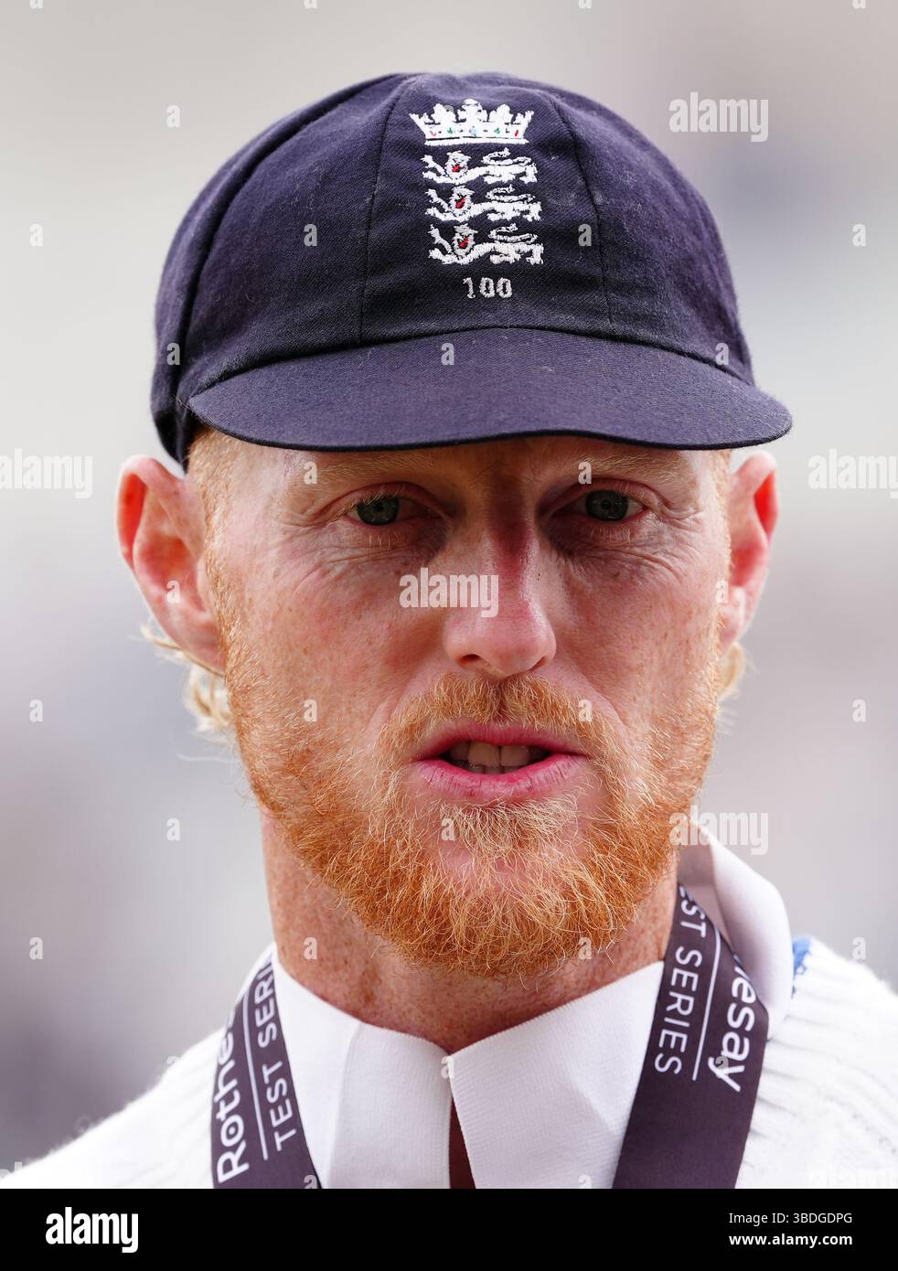 England's Ben Stokes on day three of the Rothesay International test ...