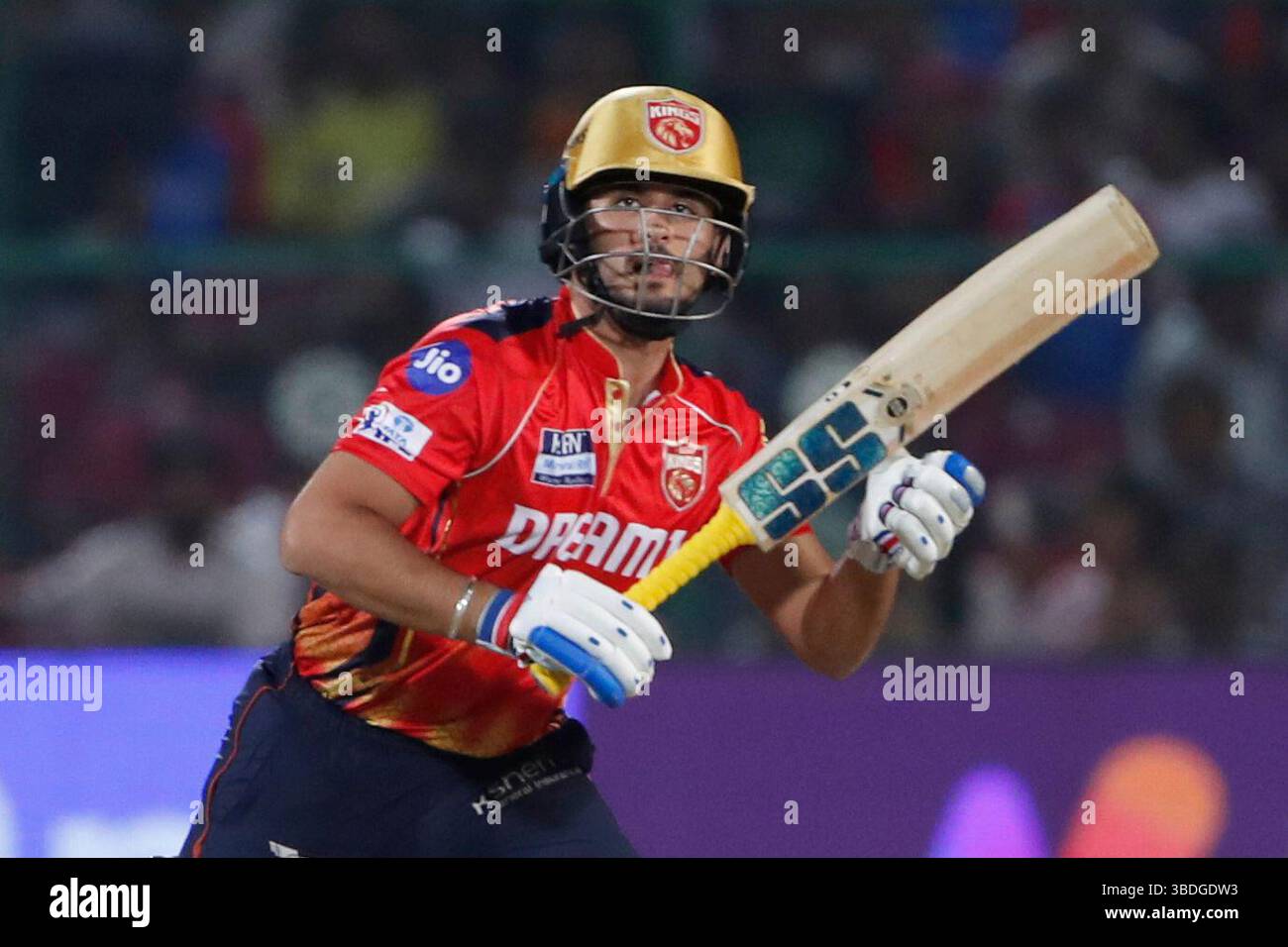 Punjab Kings' Nehal Wadhera plays a shot during the Indian Premier ...