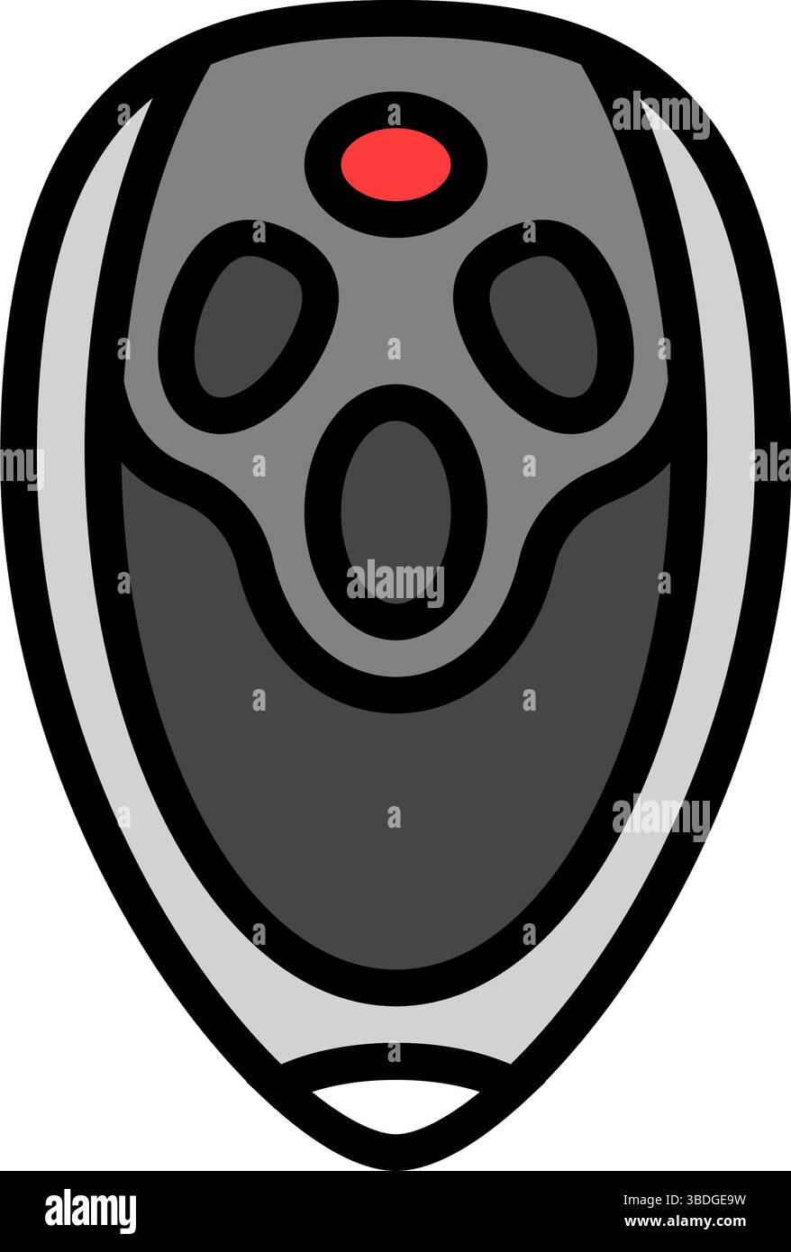 garage door remote control color icon vector illustration Stock Vector ...