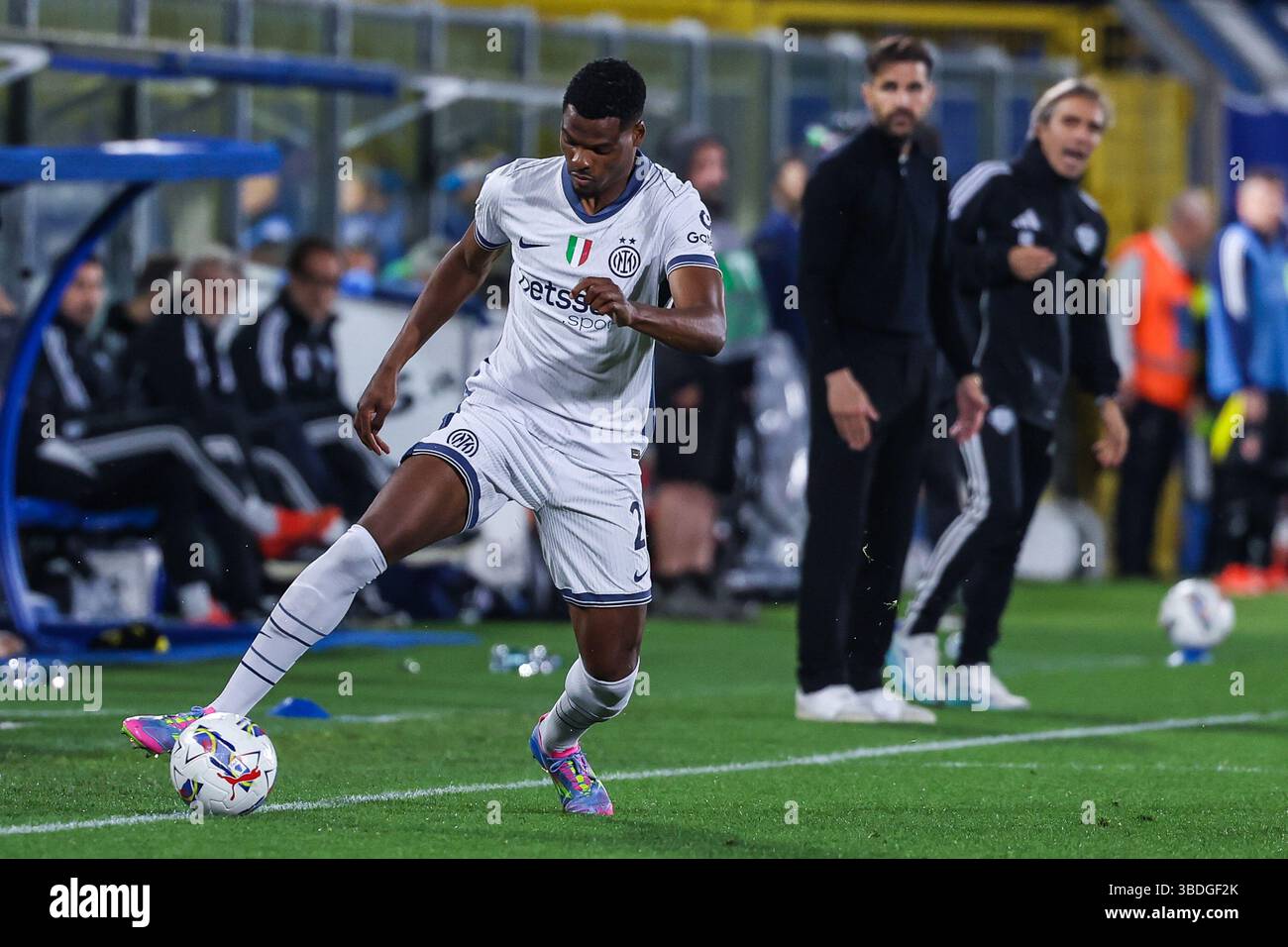 Denzel Dumfries of FC Internazionale seen in action during Serie A 2024 ...