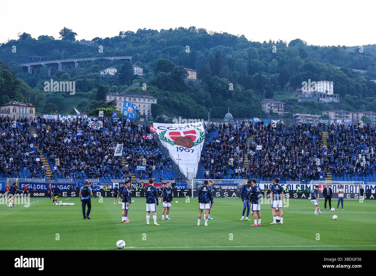 A general view inside the stadium during Serie A 2024/25 football match ...