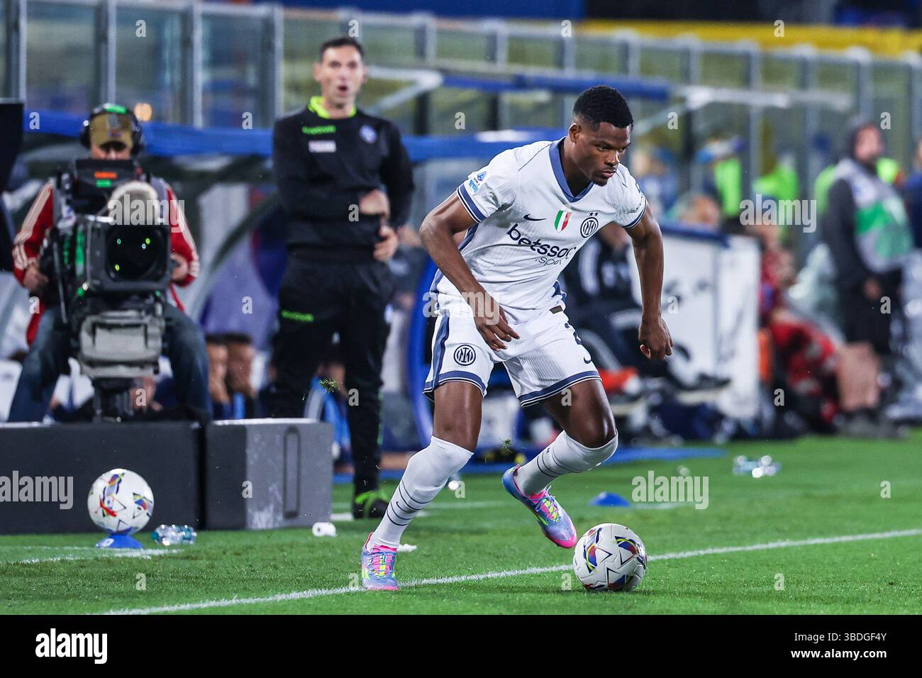 Denzel Dumfries of FC Internazionale seen in action during Serie A 2024 ...