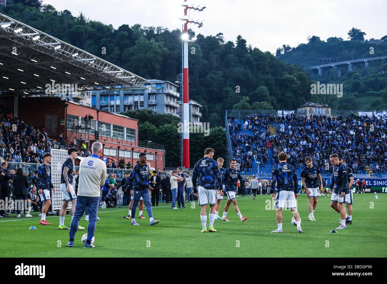 Como, Italien. 23rd May, 2025. A general view inside the stadium with ...