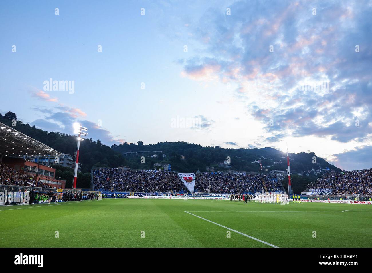 Como, Italien. 23rd May, 2025. A general view inside the stadium during ...