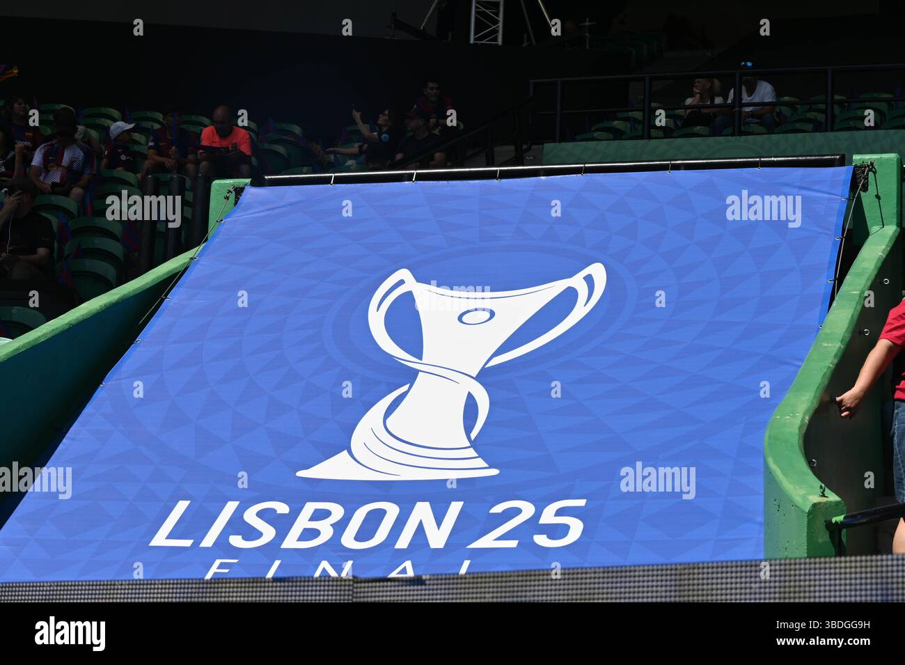Lisboa, Portugal. 24th May, 2025. Logo match during Final - Arsenal ...