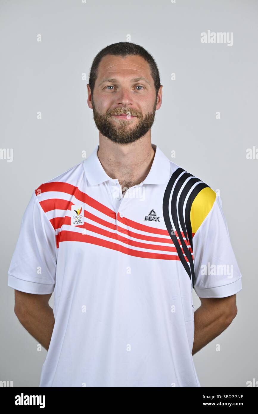 Sports Official Brecht Stevens poses for the photographer during the ...