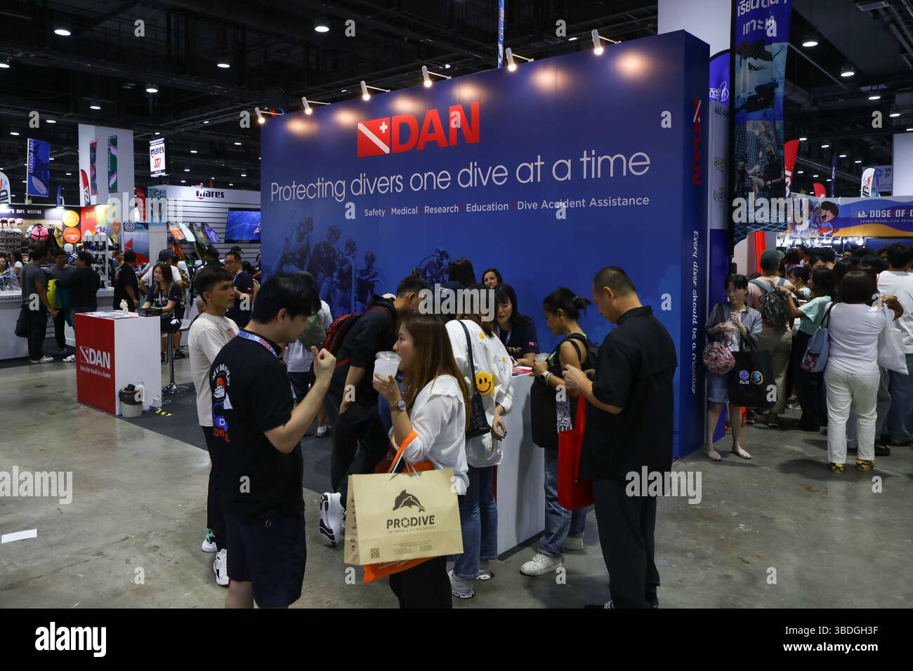 A general view of Thailand Dive Expo (TDEX) 2025 Exhibition a diving ...