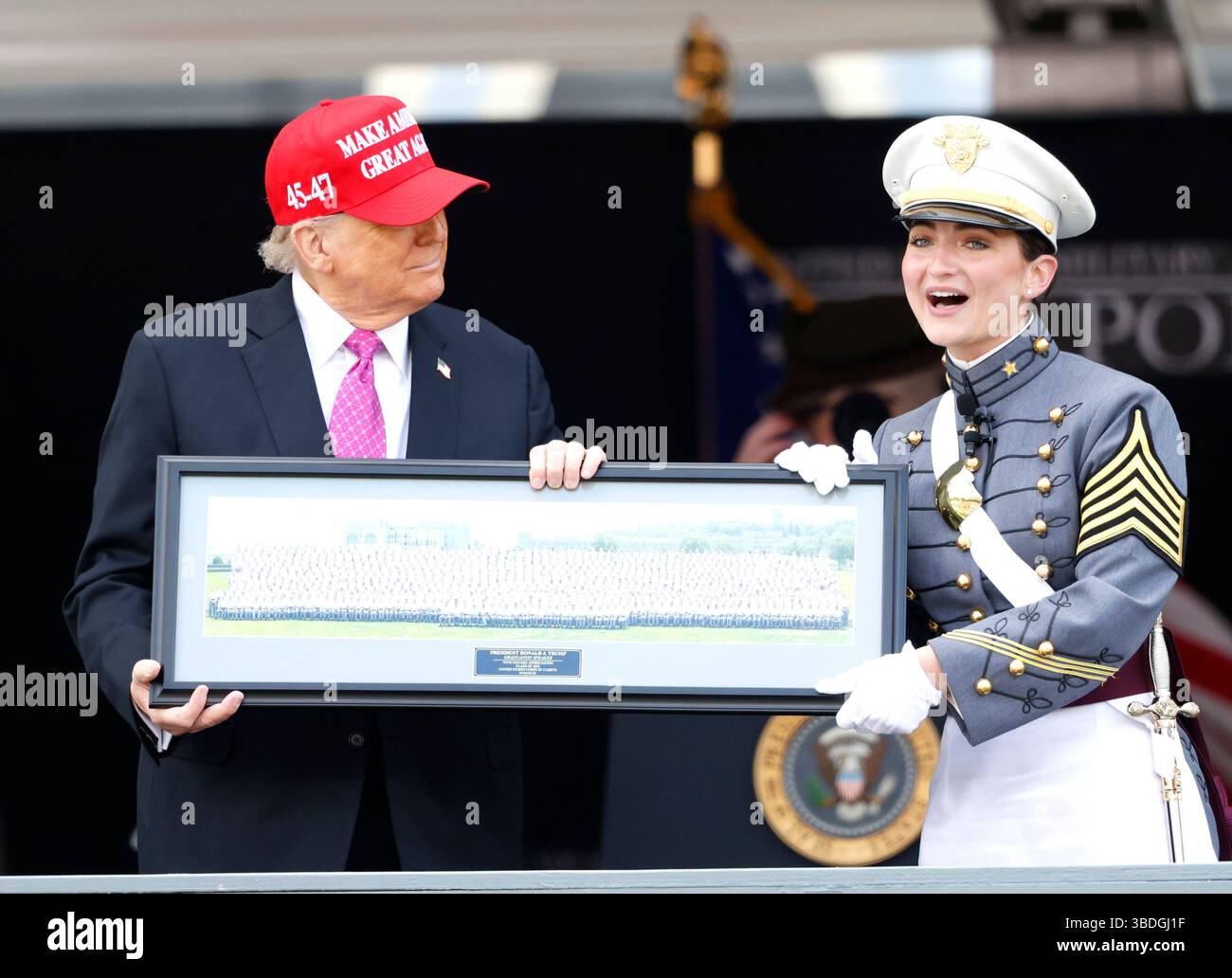 West Point, United States. 24th May, 2025. United States President ...