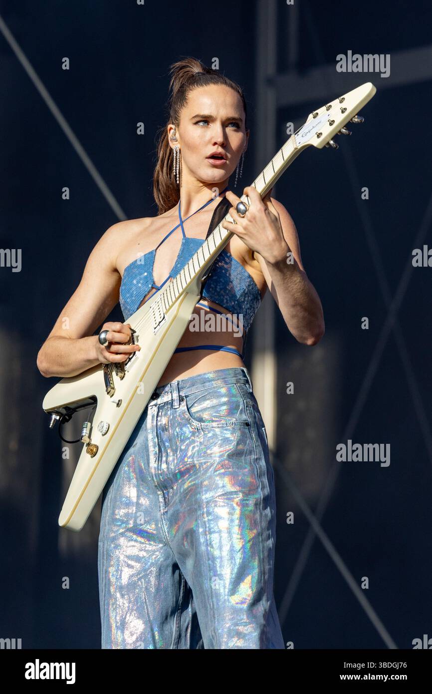 Napa, USA. 23rd May, 2025. Sophie Hawley-Weld of Sofi Tukker during the ...