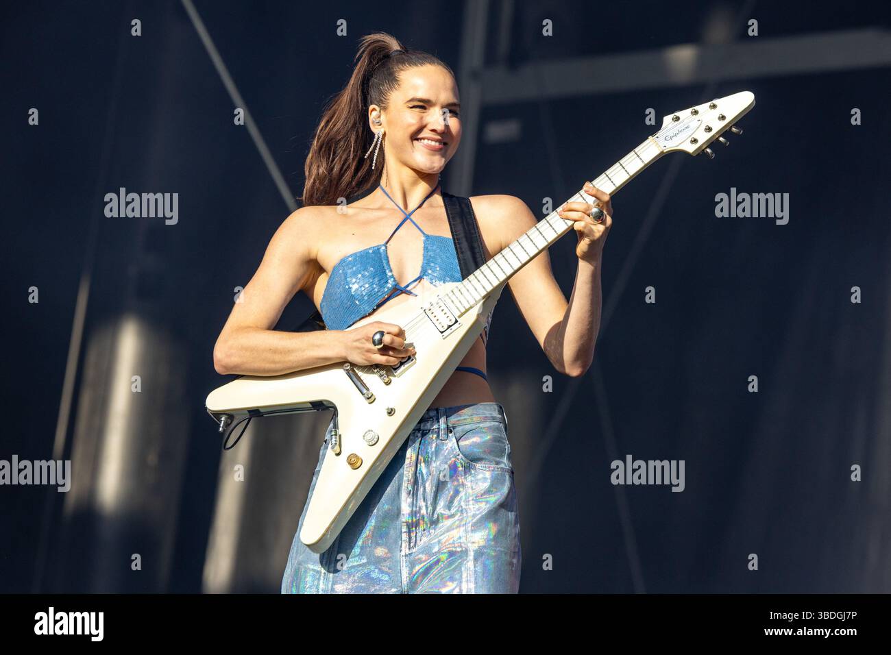 Napa, USA. 23rd May, 2025. Sophie Hawley-Weld of Sofi Tukker during the ...