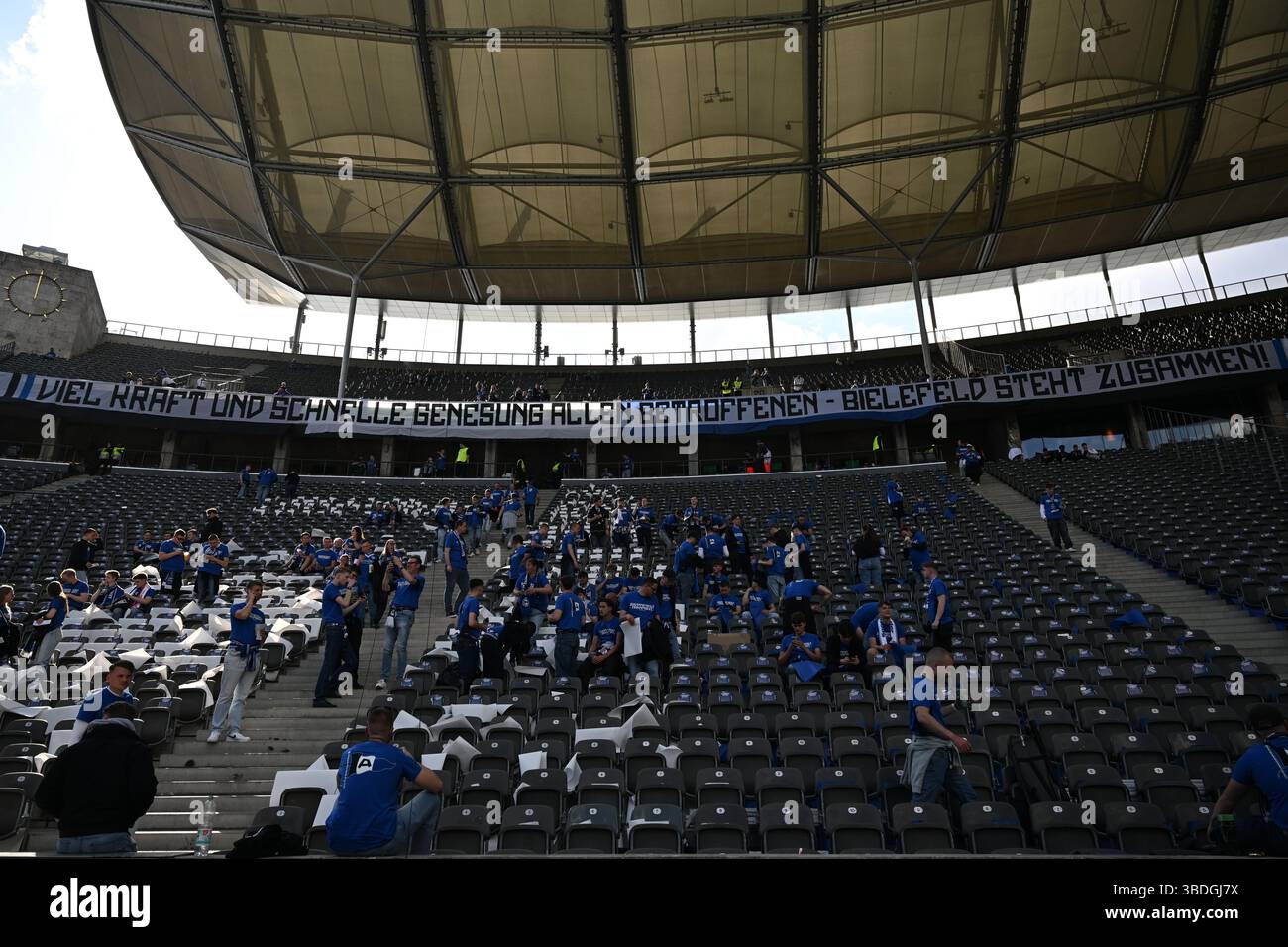 24 May 2025, Berlin: Soccer: DFB Cup, Arminia Bielefeld - VfB Stuttgart ...
