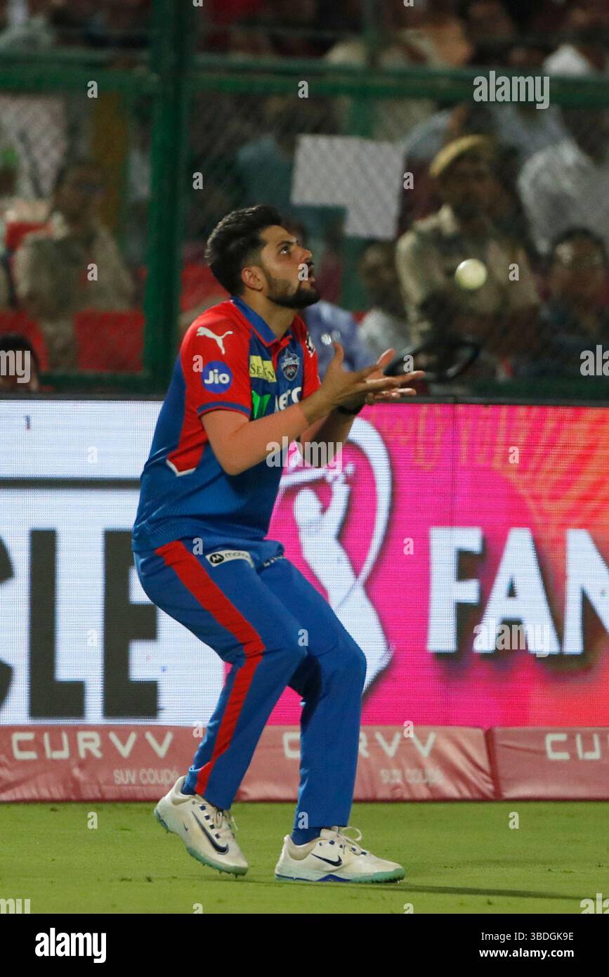 Delhi Capitals' Sameer Rizvi takes the catch to get Punjab Kings ...