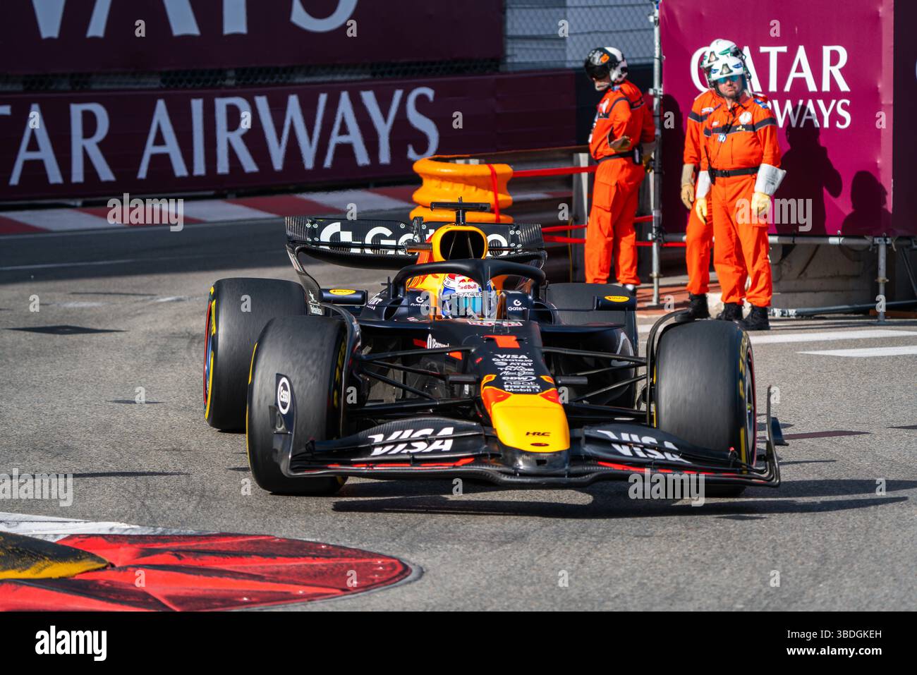 Oracle Red Bull Racing 1 Team's Dutch driver Max Verstappen seen during the free practice two of ...