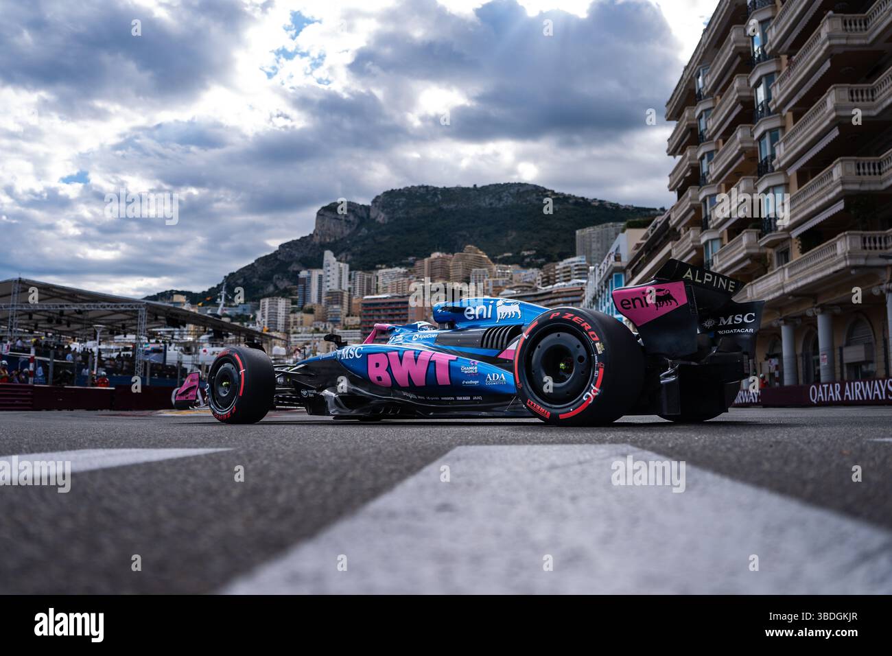 BWT Alpine F1 Team's French driver Pierre Gasly seen during the free ...