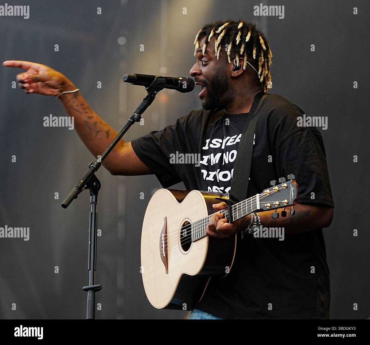 Myles Smith performs on the main stage during BBC Radio 1's Big Weekend ...