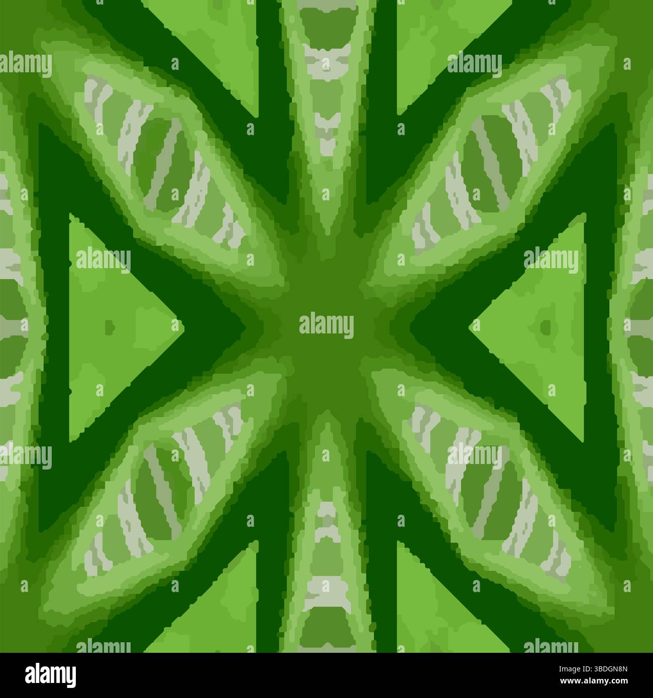 Abstract design green layered shapes Stock Vector Images - Alamy