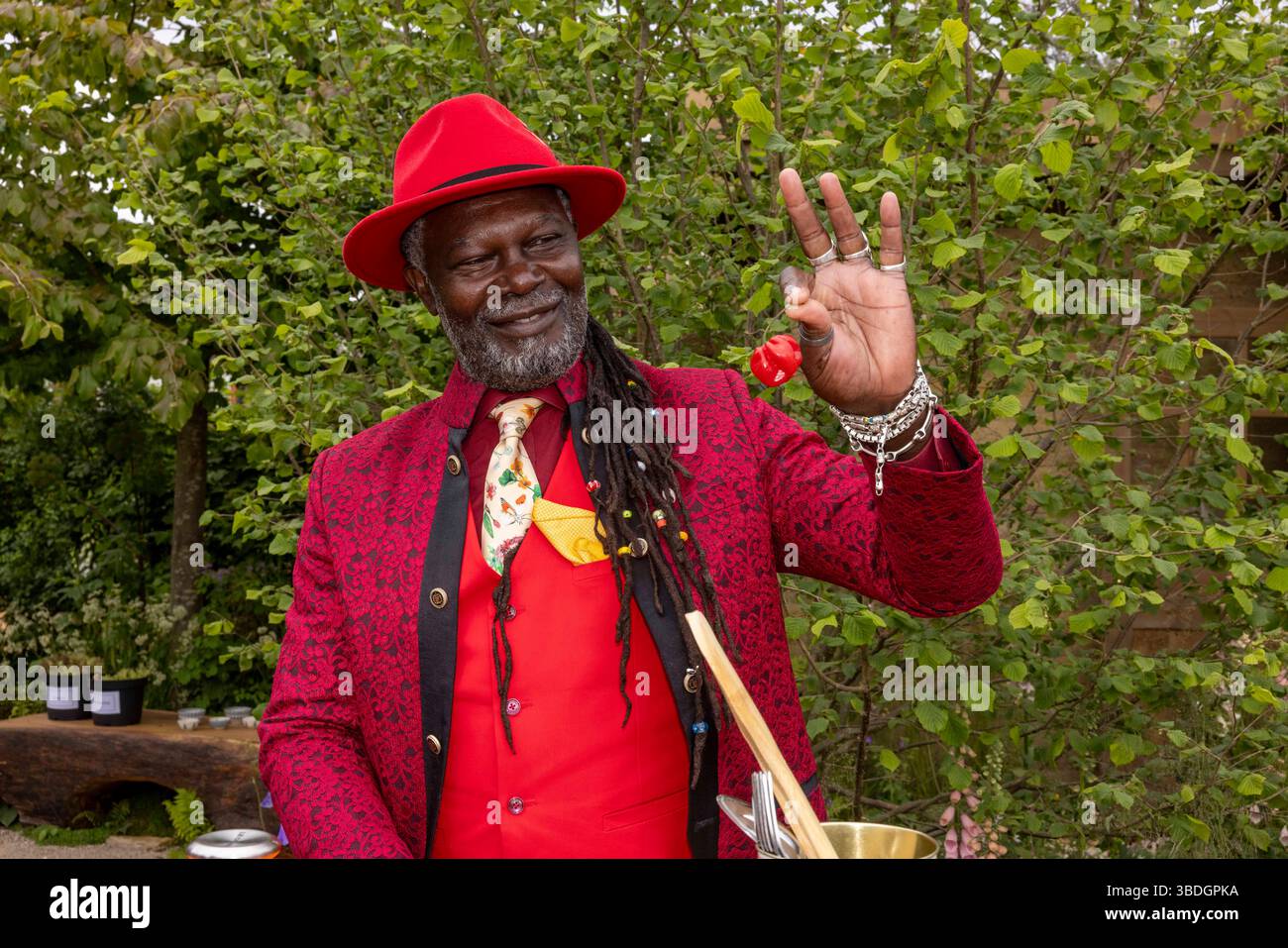 Garden of the Future - Levi Roots cooks up a storm using vegetables ...