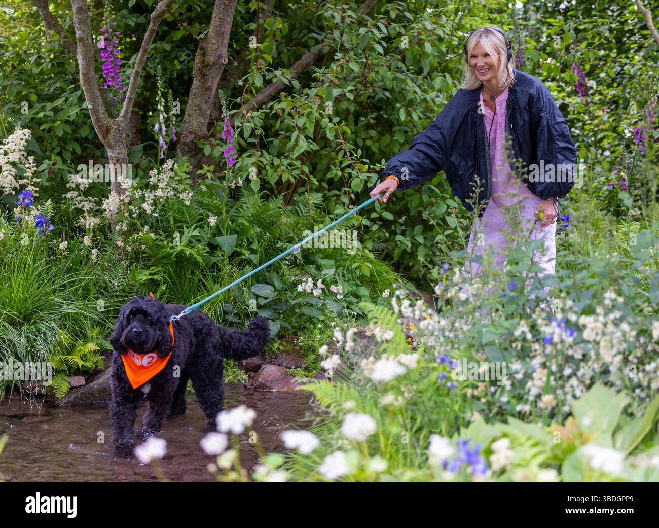 Jo whiley with her dog brodie hi-res stock photography and images - Alamy