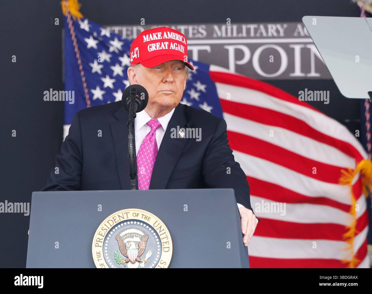 West Point, United States. 24th May, 2025. United States President ...