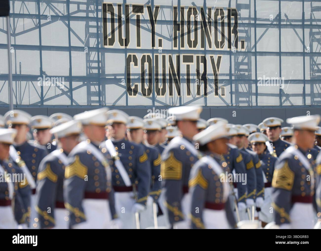 West Point, United States. 24th May, 2025. Graduates arrive before ...