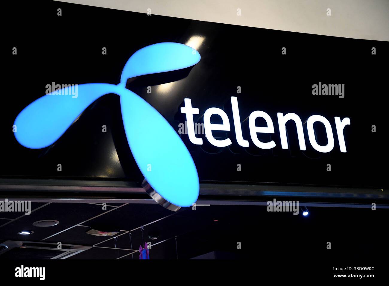 Copenhagen/ Denmark/24 .MAY 2025/Telenor phone and internet providor ...