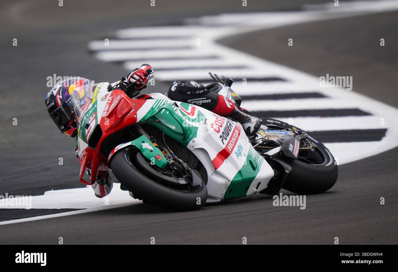CASTROL Honda LCR's Johann Zarco in free practice two during the ...