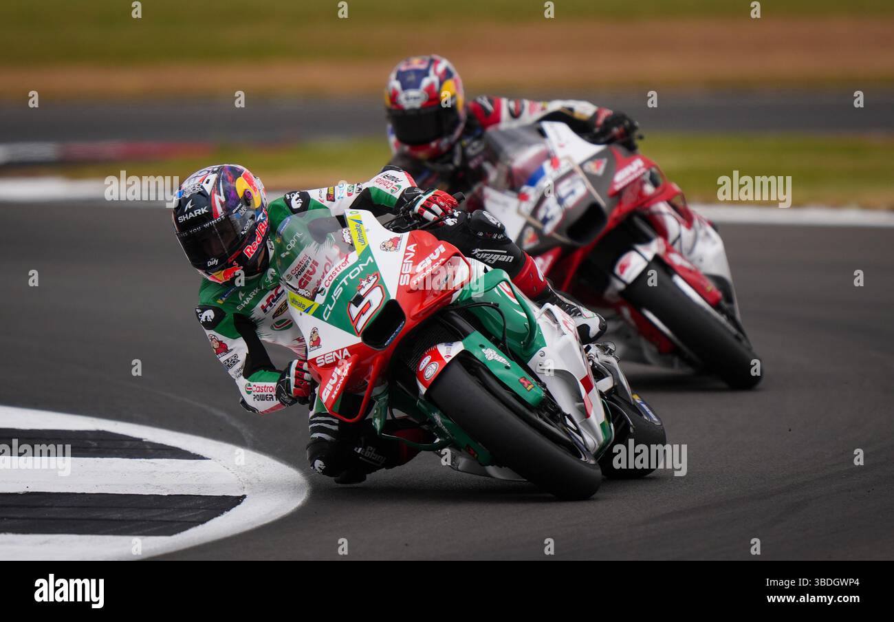 CASTROL Honda LCR's Johann Zarco in free practice two during the ...