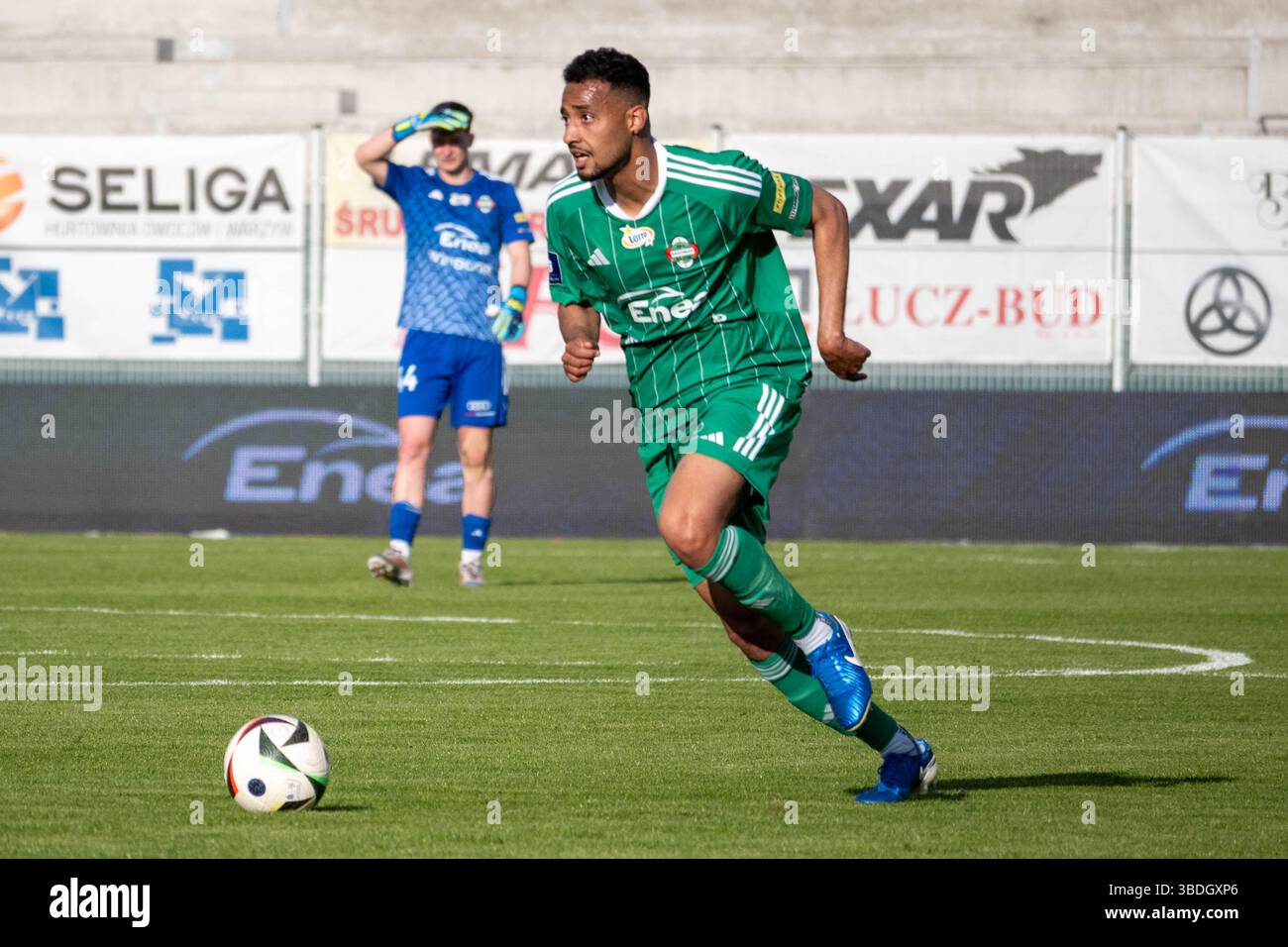 Radom, Poland, 24.05.2025. Radomiak player SAAD AGOUZOUL seen during ...