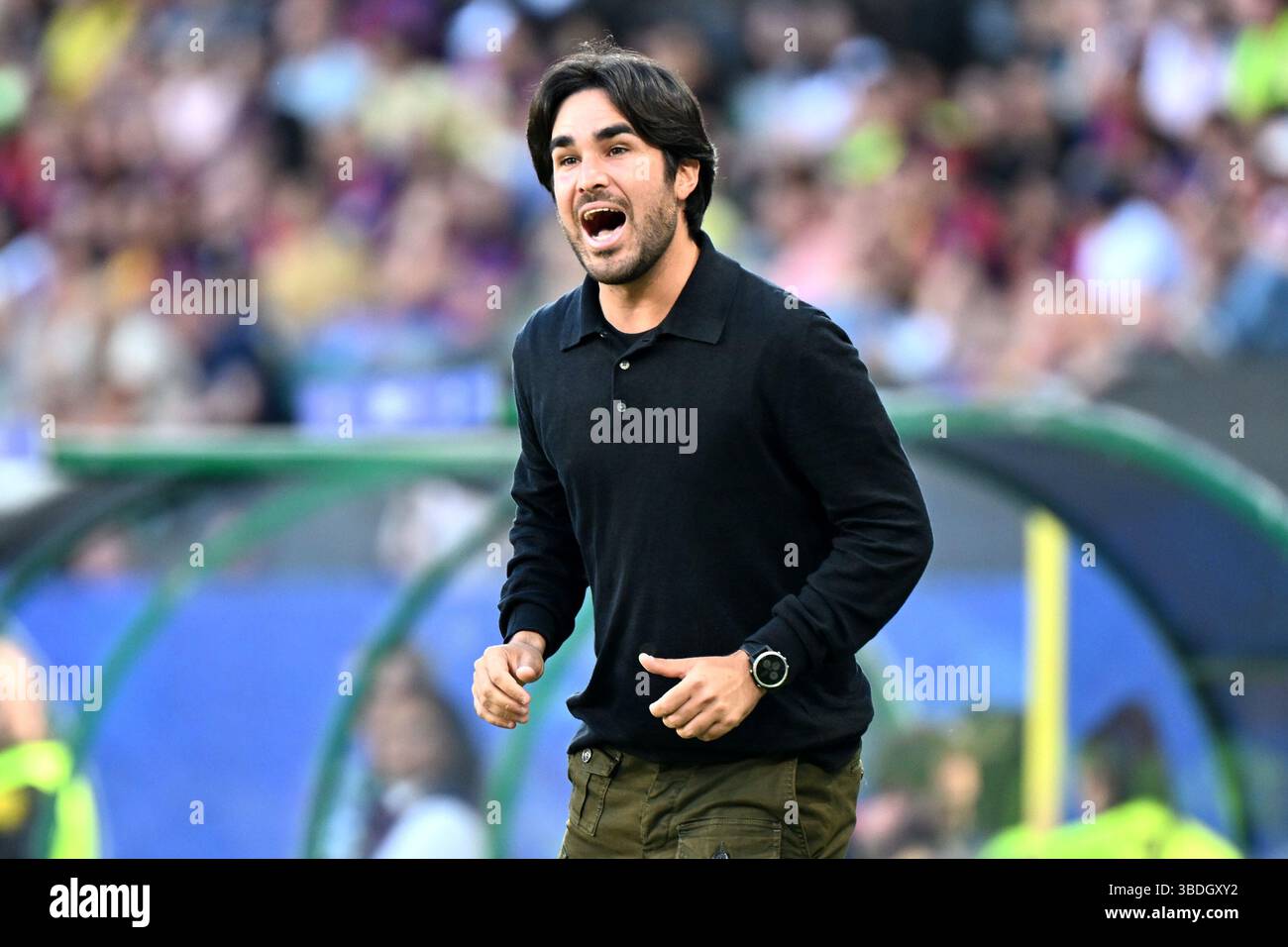 Barcelona head coach Pere Romeu during the UEFA Women's Champions ...