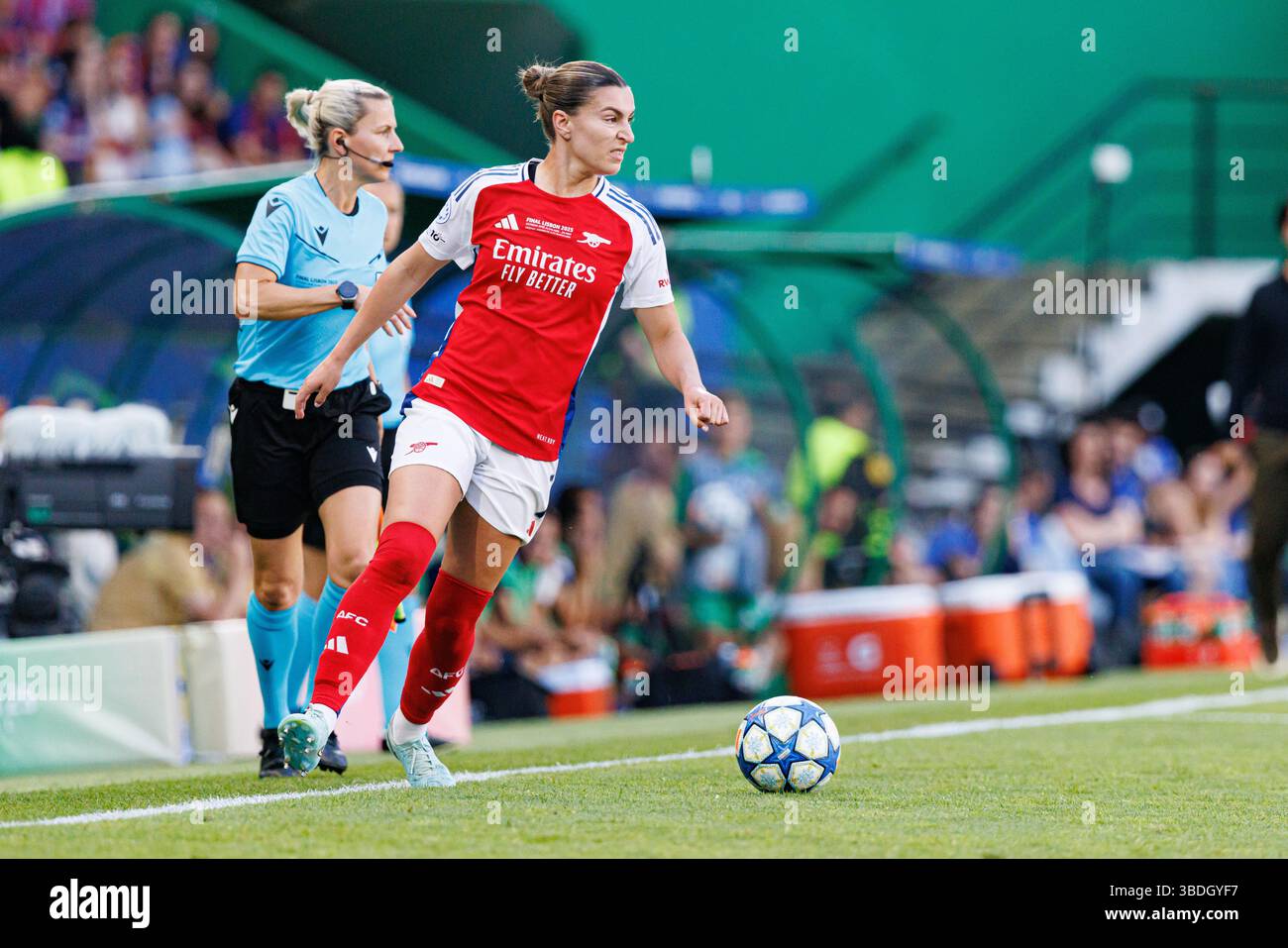 Stephanie Catley seen during UEFA Womens Champions League 2025 final ...