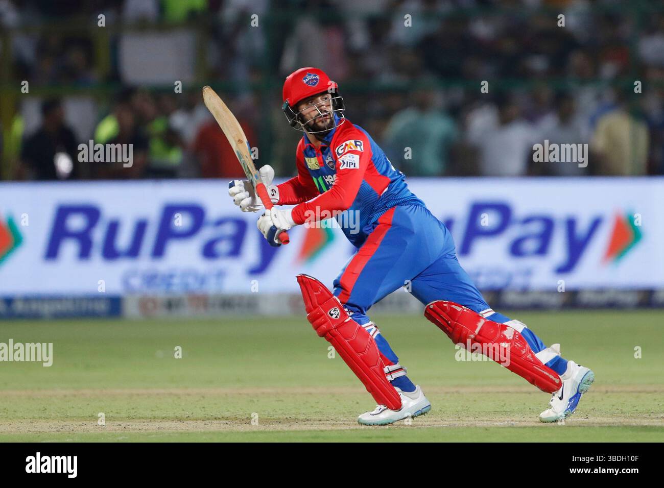 Delhi Capitals' Sameer Rizvi plays a shot during the Indian Premier ...