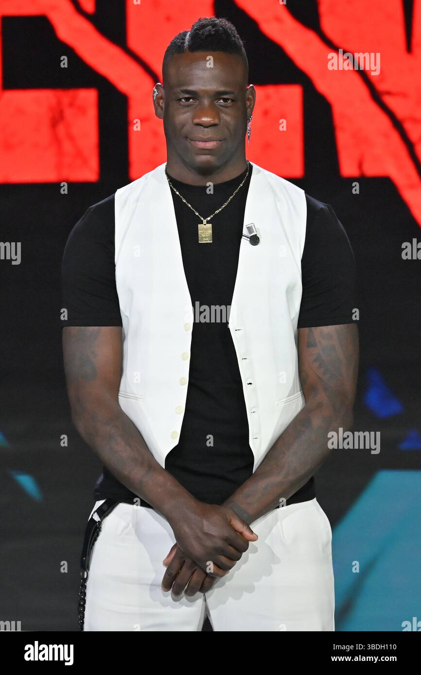 Roma, Lazio. 07th May, 2025. The Italian footballer Mario Balotelli ...