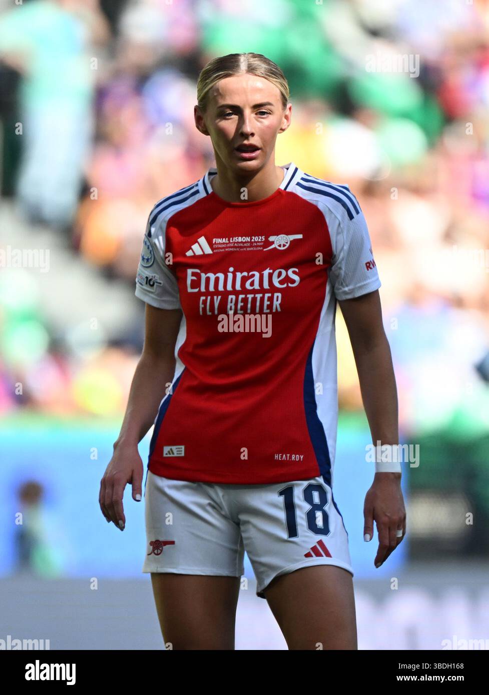 Arsenal's Chloe Kelly during the UEFA Women's Champions League final at ...