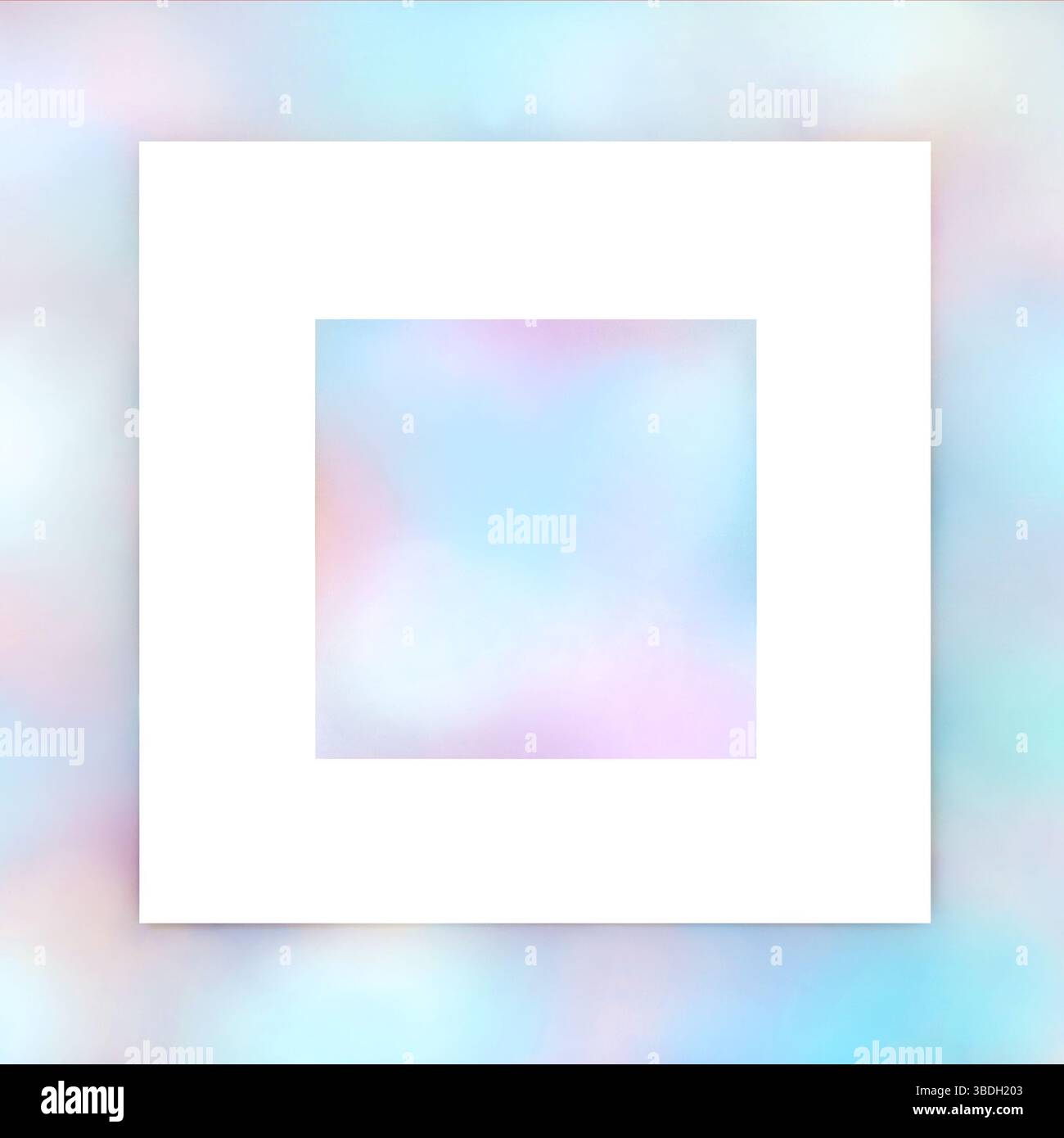 Sky cloud dreamy heavenly background border frame. Abstract surreal ...